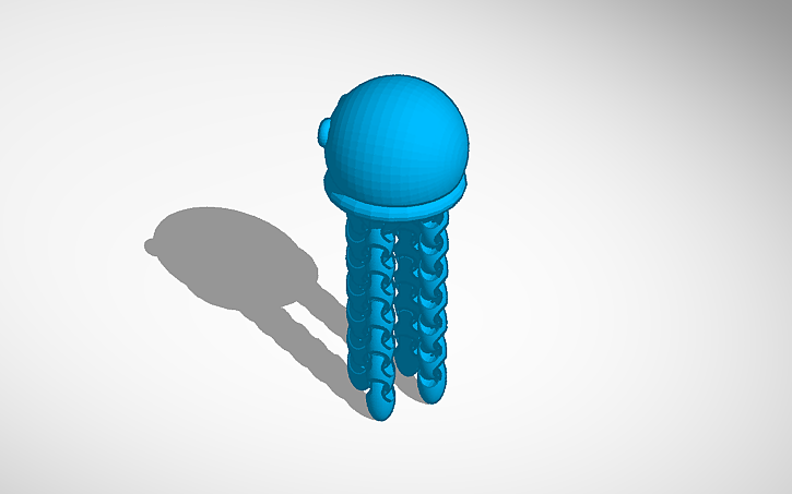 3D design octopus - Tinkercad