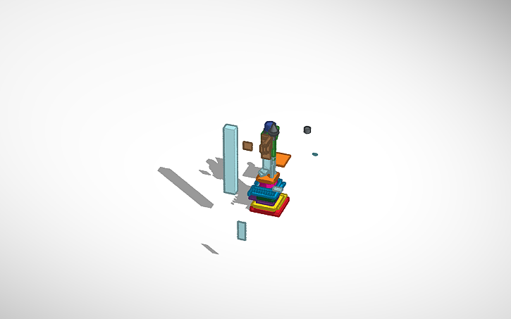 3D design Statue of L - Tinkercad