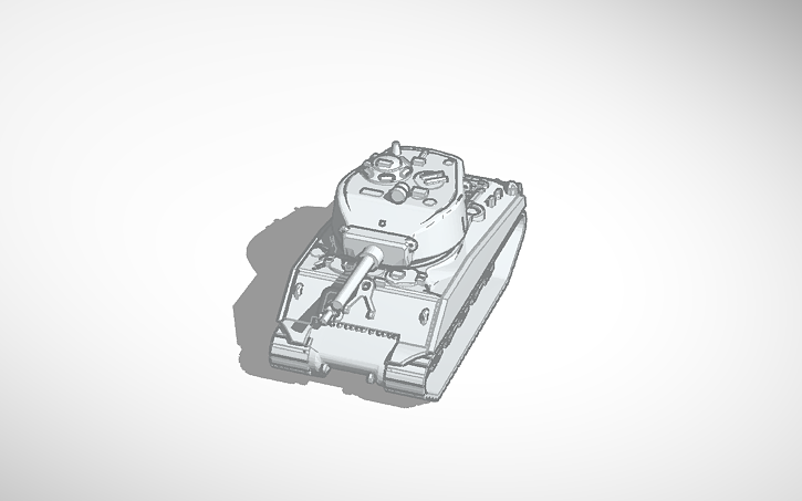 3D design printable tank - Tinkercad