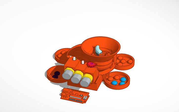 3D design Skittles Machine | Tinkercad