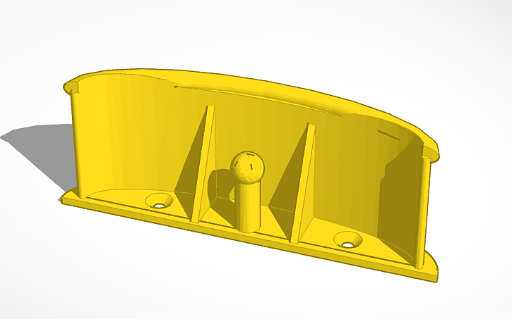 3D design HEADPHONE HANGER WALL MT | Tinkercad