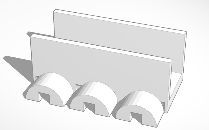 3D design 3x4mm Cable Holder | Tinkercad