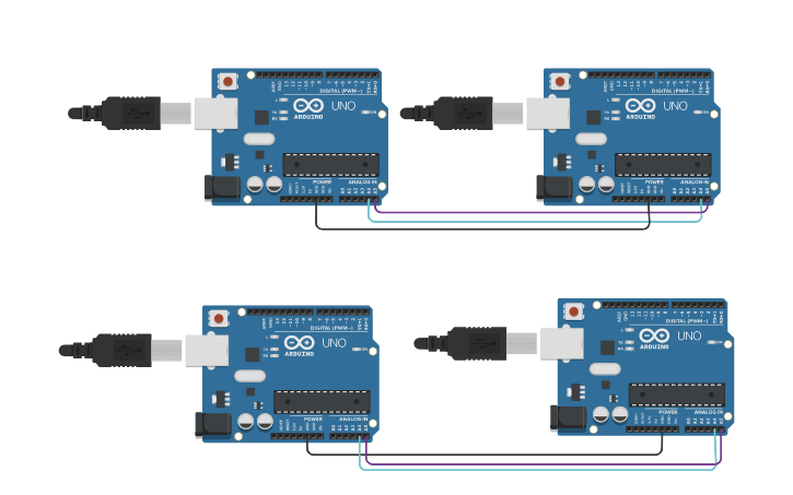 Circuit Design Arduino Multiprocessor Lab I2c Part 1 Tinkercad 5181