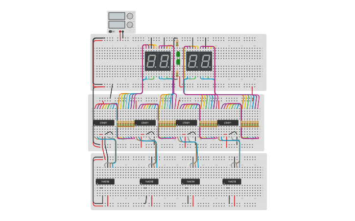Circuit design relogio | Tinkercad