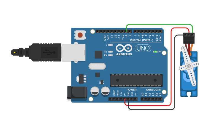 Circuit Design Arduino Servo Tinkercad 4312