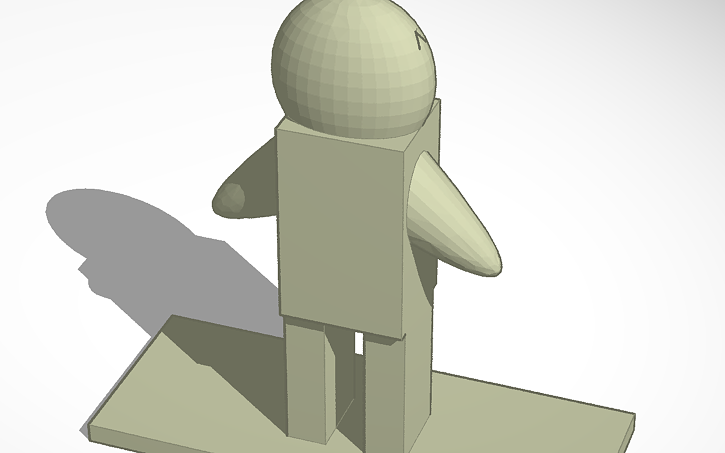 3D design Standing Person - Tinkercad