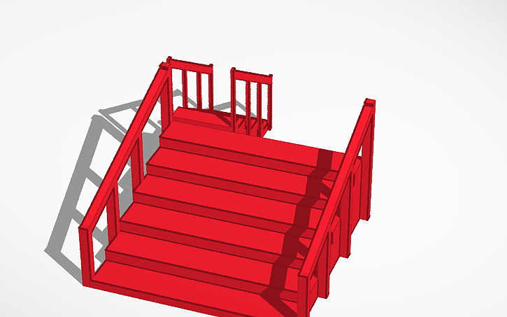 3D design Stairs - Tinkercad