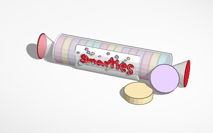 3D design Tinkertober day 3- candy - Tinkercad