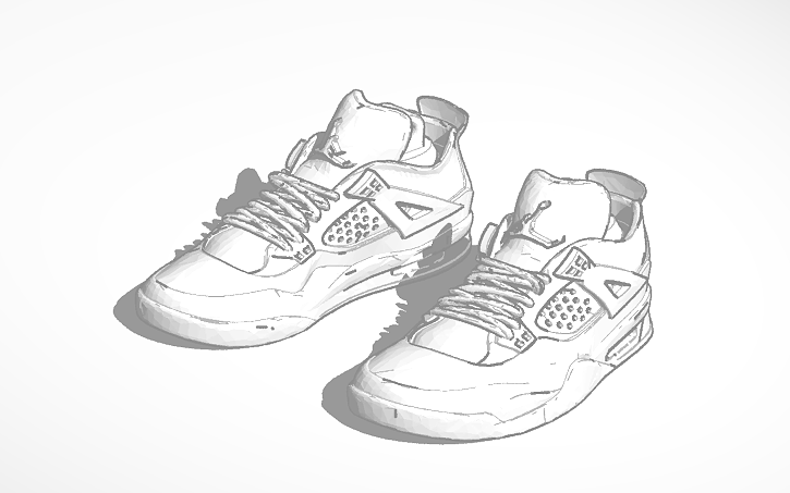 3D design Copy of Jordans - Tinkercad