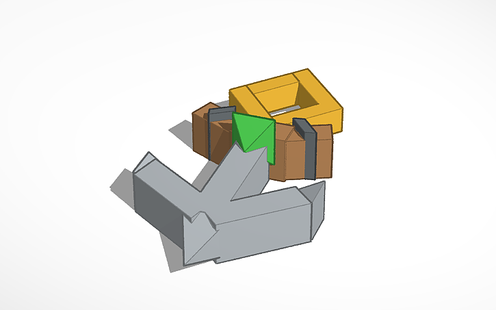 3D design Flinthook Hook - Tinkercad