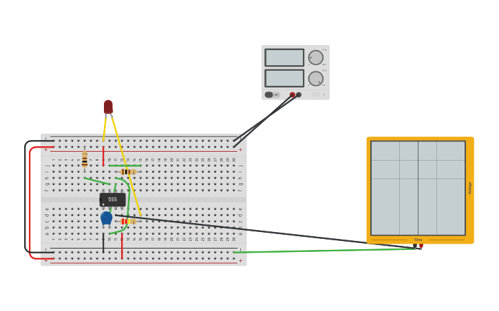 Circuit Design 555 Timer Tinkercad