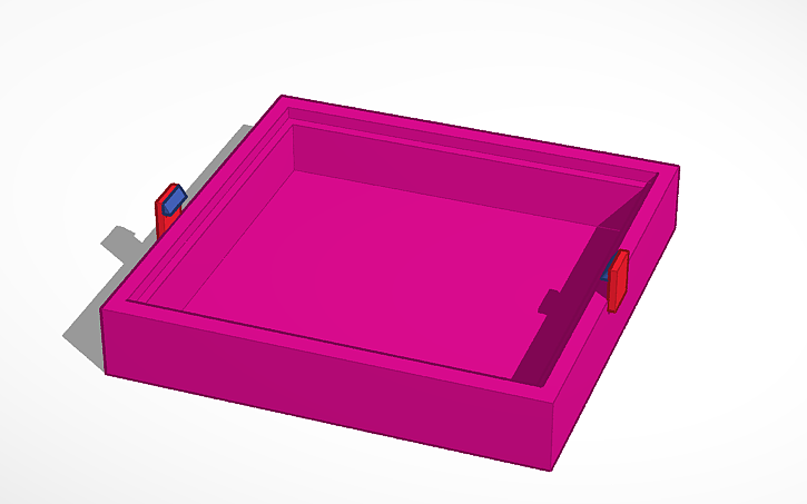 3D design RFID dessus - Tinkercad