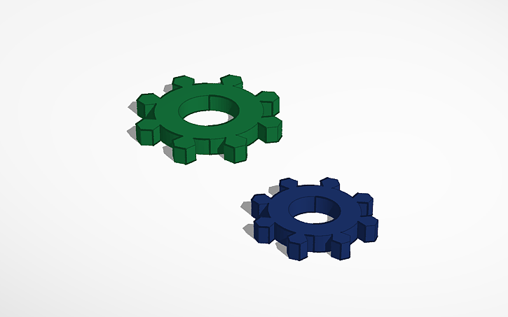 3D design ENGRANE 8 - Tinkercad