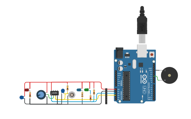 Circuit design hackathon - barcode reader | Tinkercad