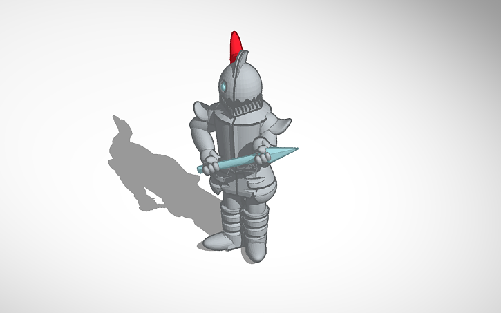 3D design undyne undertale full armor - Tinkercad