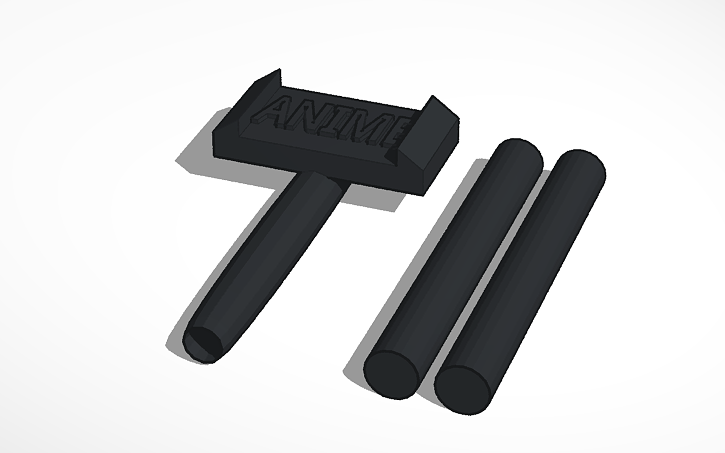 3D design ANIME Selfie Stick | Tinkercad