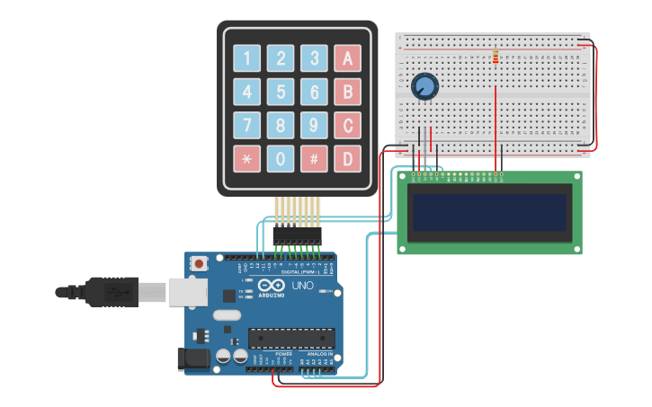Circuit Design Ejercicio 1 Tinkercad