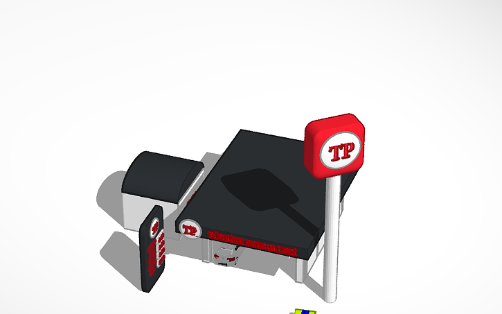 3D design Benzin İstasyonu - Tinkercad