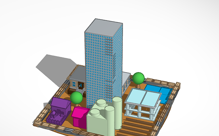 3D design City - Tinkercad