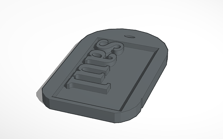 3D design key chain | Tinkercad