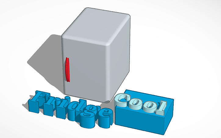 3D design Magical fridge - Tinkercad