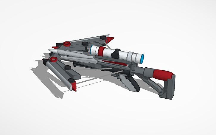 3D design Crossbow redesign - Tinkercad