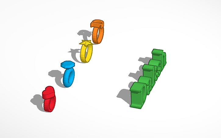 3D design Rings | Tinkercad