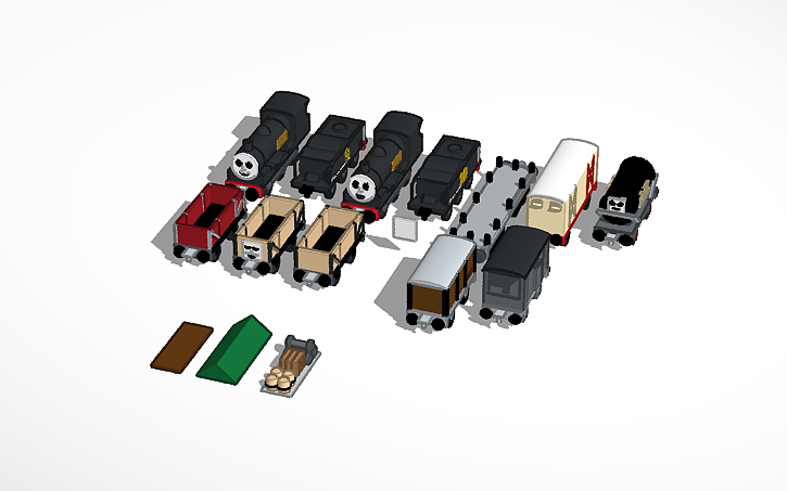 3D design Donald and Douglas the Caledonian Twins - Tinkercad