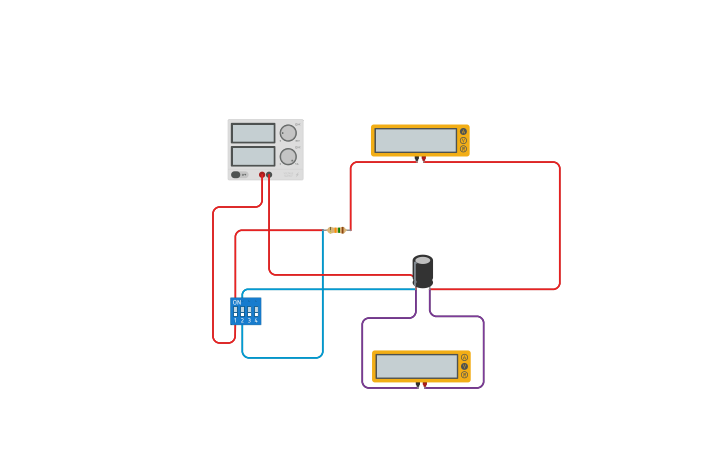 Circuit design Circuito RC - Tinkercad