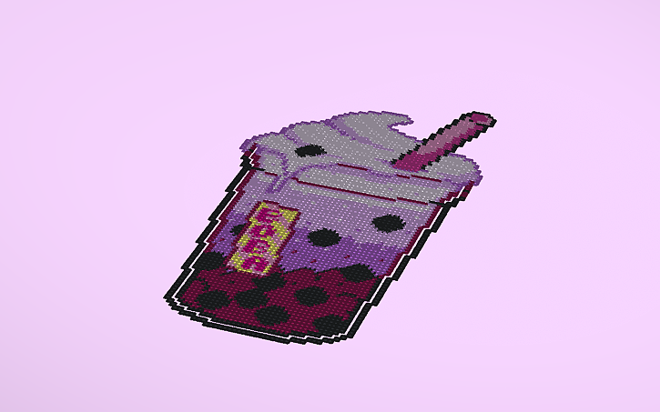 3D design Bailey the Boba Tea - Tinkercad