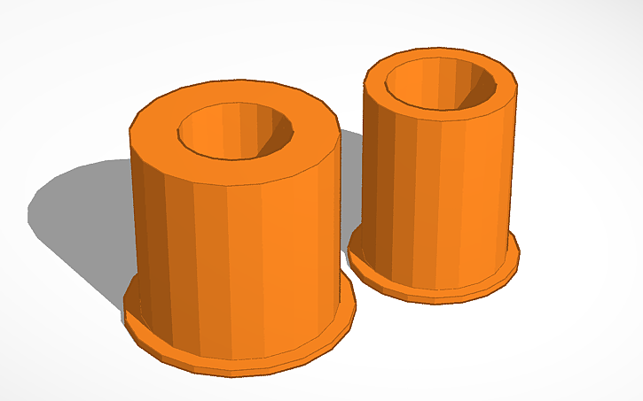 3D design Ender 3 pro spool inserts - Tinkercad