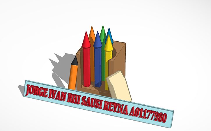 3D design Pencil case | Tinkercad