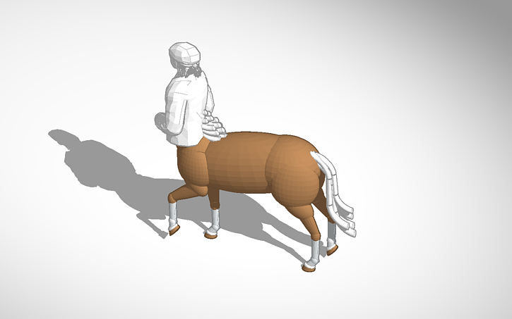 3D design Centaur - Tinkercad