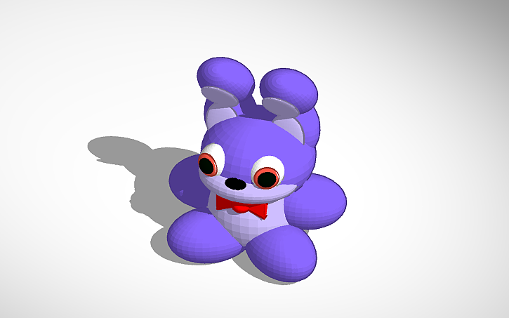 3D design Bonnie Plush Figure - Tinkercad