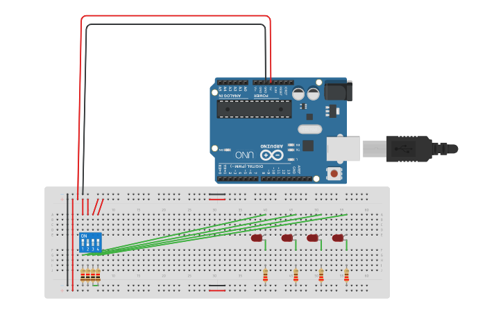 Circuit design Copy of Circuito 1 Juan Casas 11D | Tinkercad Circuit design Copy of Circuito 1 Juan Casas 11D | Tinkercad