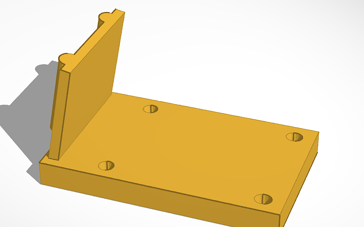 3D design Camera Mount v2 - Tinkercad