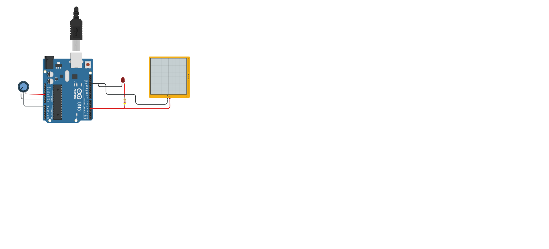 Circuit Design Controle De Luminosidade Tinkercad