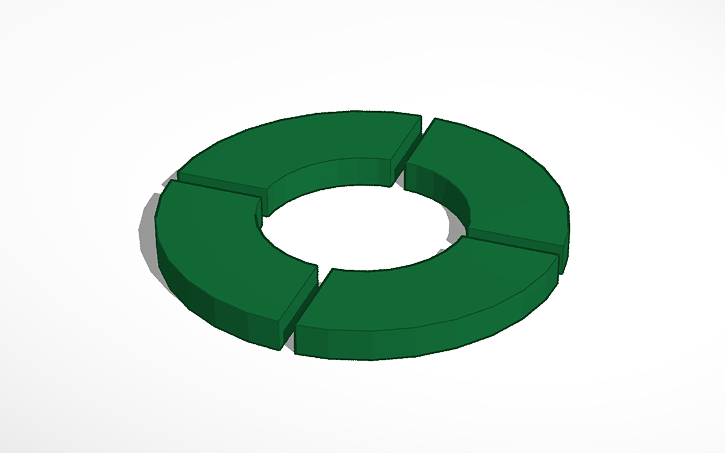 3D design Infinity status token template | Tinkercad