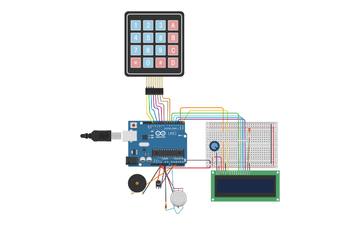 Circuit Design Smoke Alarm With Buzzer Smoke Sensor Tinkercad