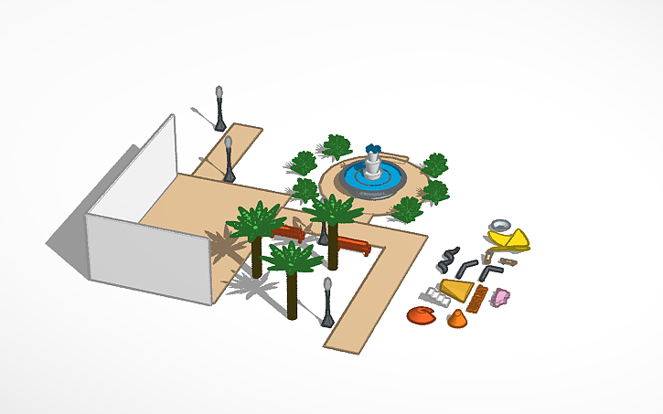 3D design Mrs O Skatepark - Tinkercad