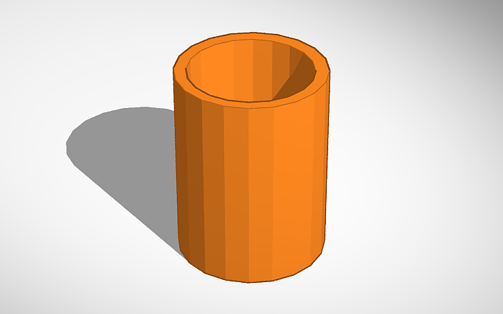 3D design Pen holder - Tinkercad