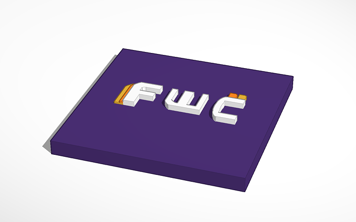 3D design Future War Cult logo | Tinkercad
