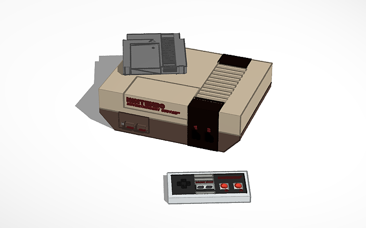 3D design Nintendo entertainment system - Tinkercad