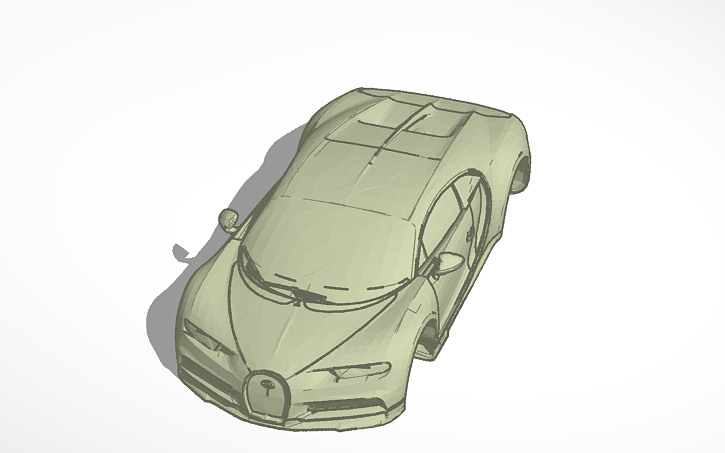 3D design BUGATTI chiron | Tinkercad
