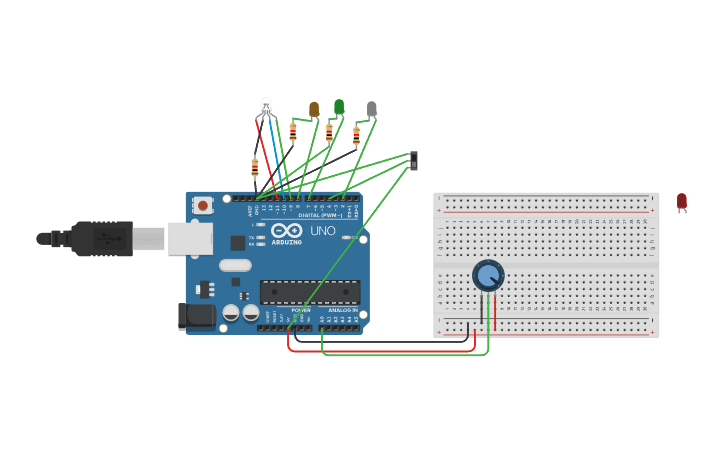 Circuit design project 1 - Tinkercad
