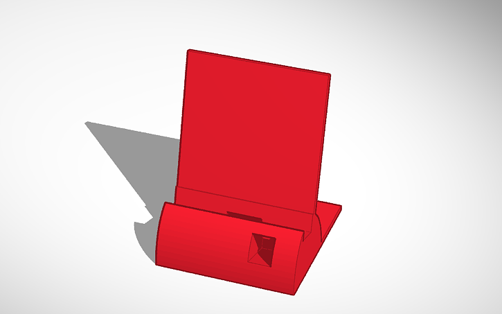 3D design Phone stand - Tinkercad