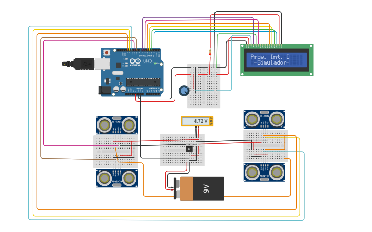 Circuit design Proyectos Integrados I | Tinkercad