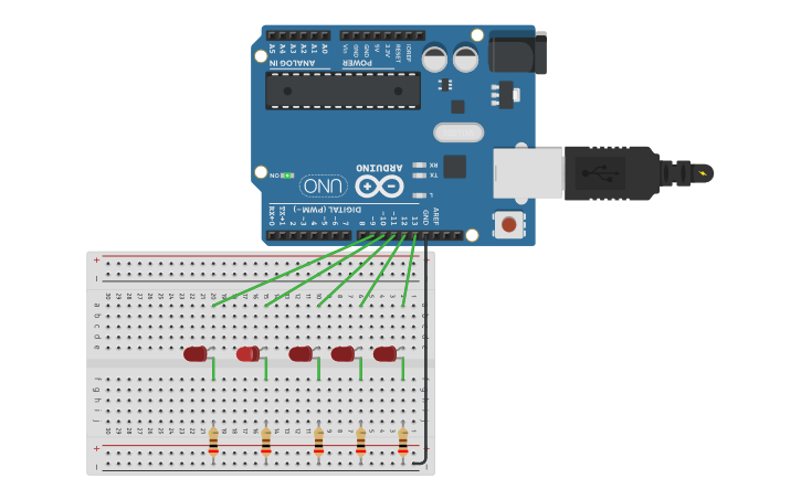 Circuit design light_strobe | Tinkercad