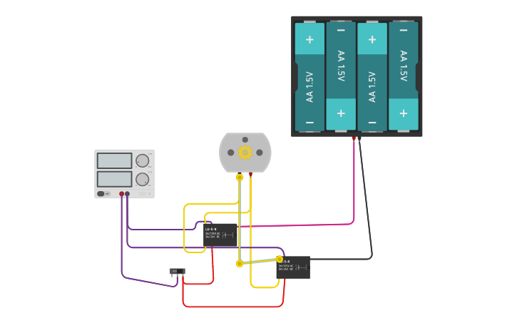 Circuit design tarea circuito rele | Tinkercad