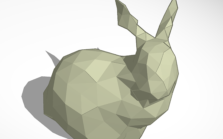3D design Mesh bunny - Tinkercad